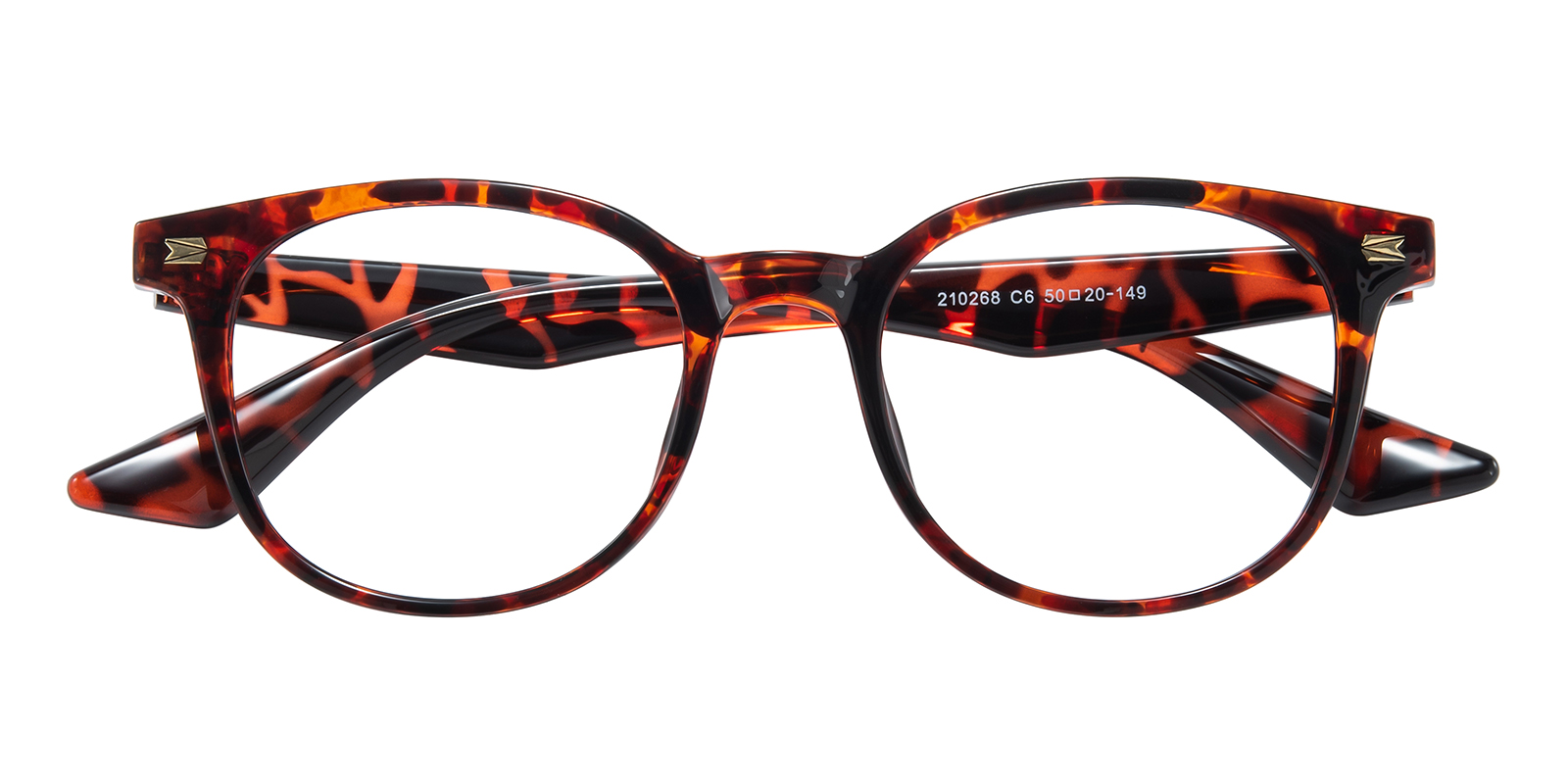 Persol Oval Red Tortoise Eyeglasses | Glassesshop