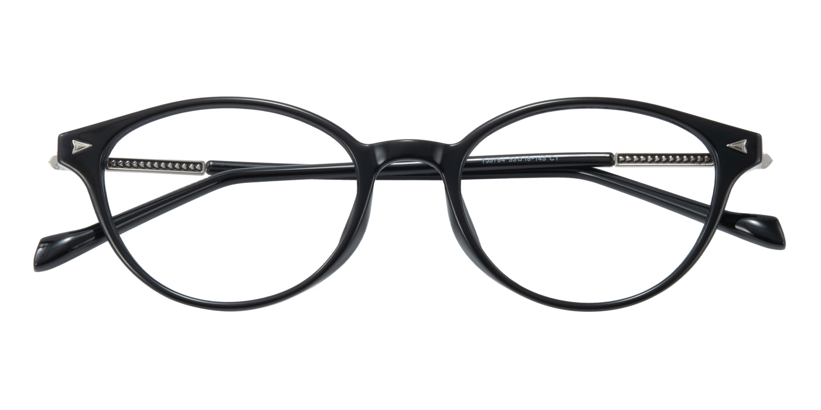 Isabel Oval Black Eyeglasses for Photochromic | GlassesShop