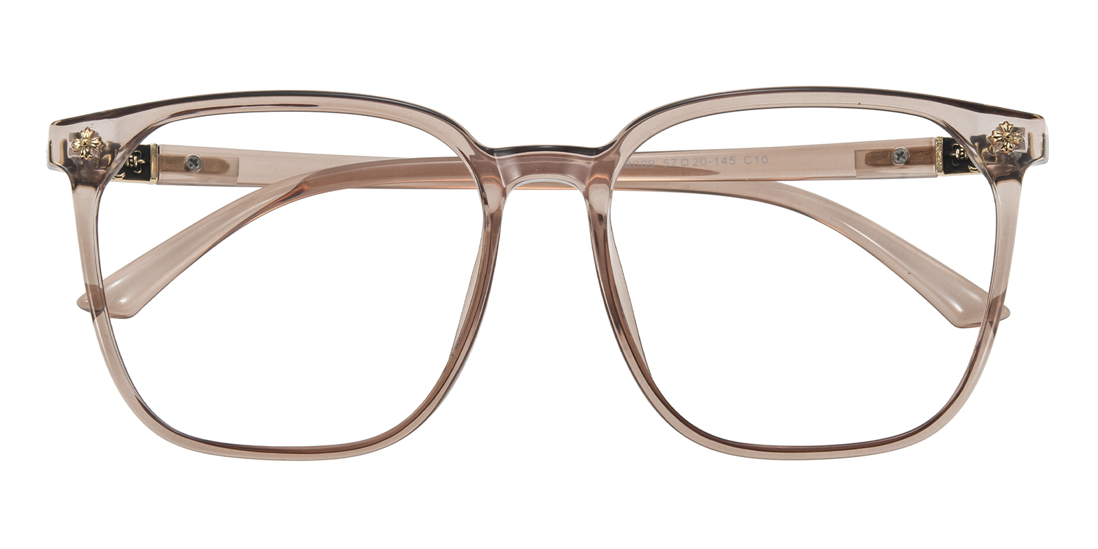 Taurus Square Champagne Sunglasses | GlassesShop