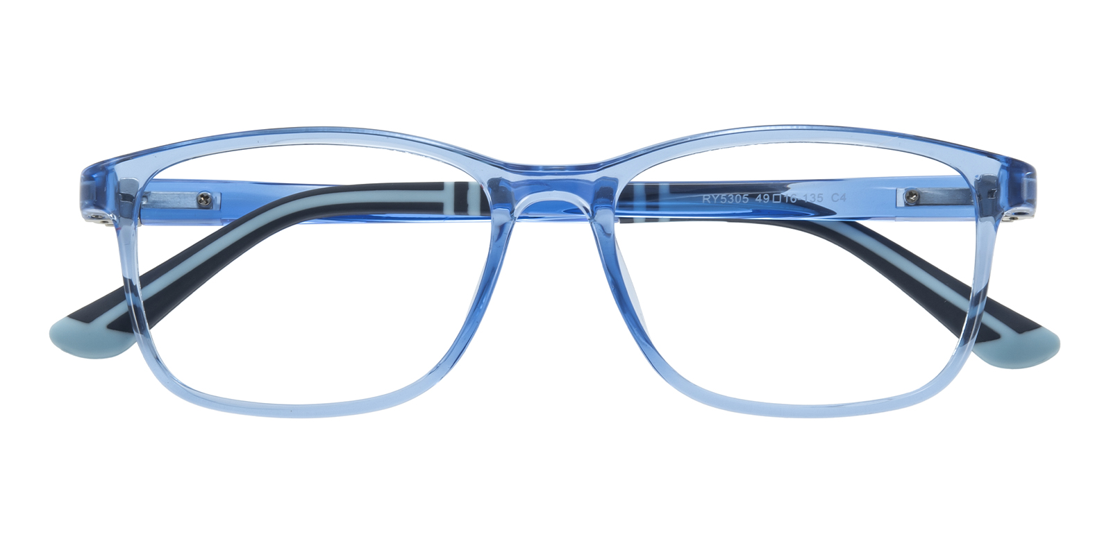 Mary Rectangle Blue Eyeglasses | GlassesShop