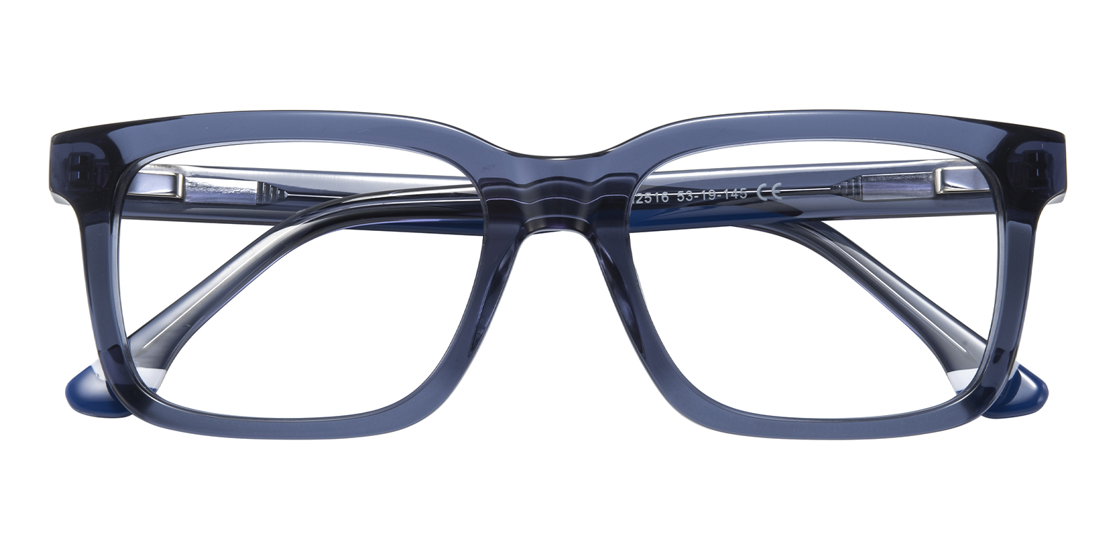 Berkeley Rectangle Blue Eyeglasses | GlassesShop