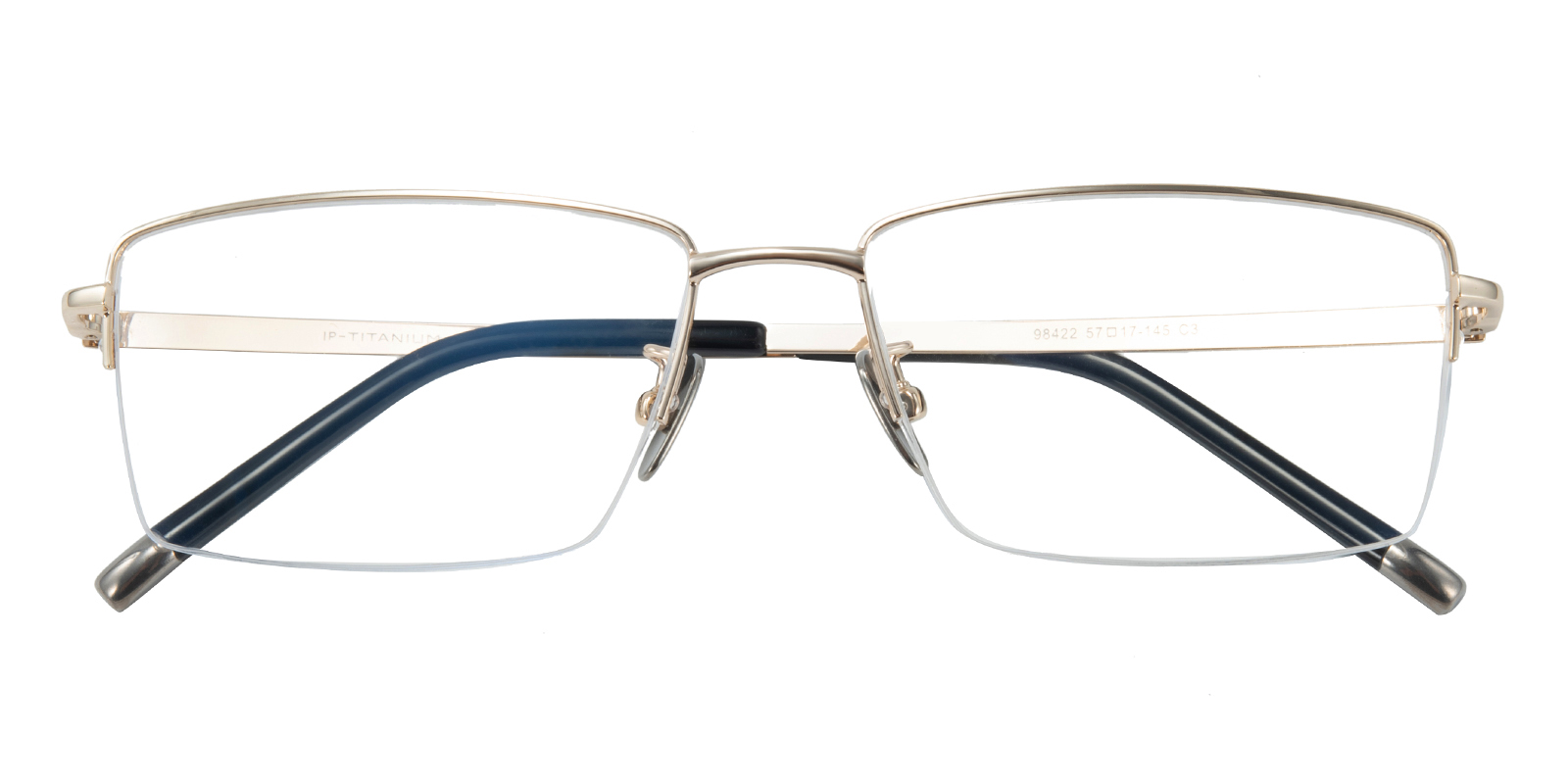 Joseph Rectangle Golden Eyeglasses | GlassesShop